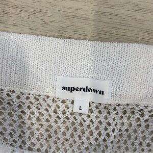 superdown | Swim | Superdown White Crochet Knit Swim Cover Up Maxi ...
